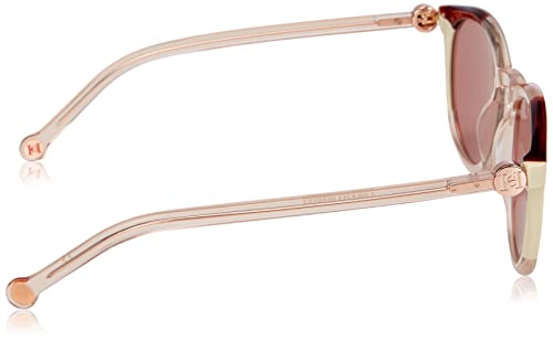 Carolina Herrera Pink Cat Eye Ladies Sunglasses CH 0053/S 0DLN/4S 53