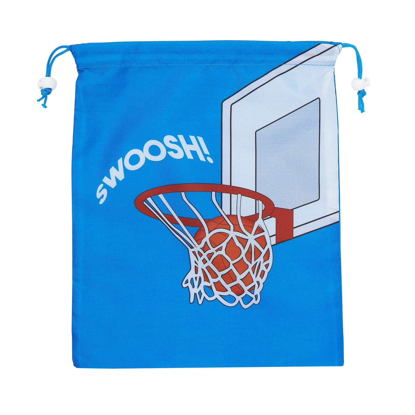 BLUE PANDA Basketball Party Favor Drawstring Gift Bags (12 x 10 in, 12 Pack)