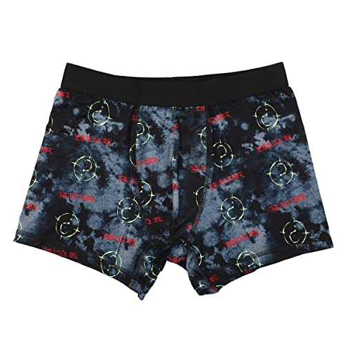 Bioworld The Batman Movie Batman And Riddler Logos Mens Boxer Briefs Underwear 3pk Set- XL Black
