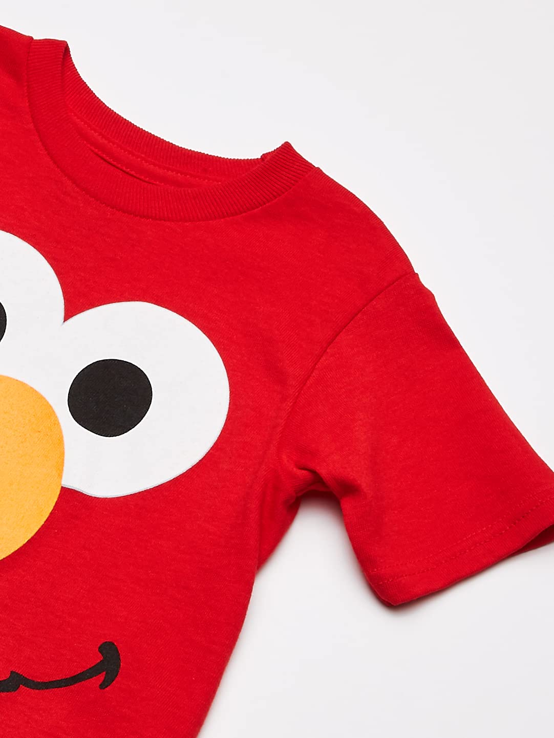 Sesame Street boys Sesame Street Short Sleeve T-shirt - Elmo, Cookie Moster T Shirt, Red, 3 US