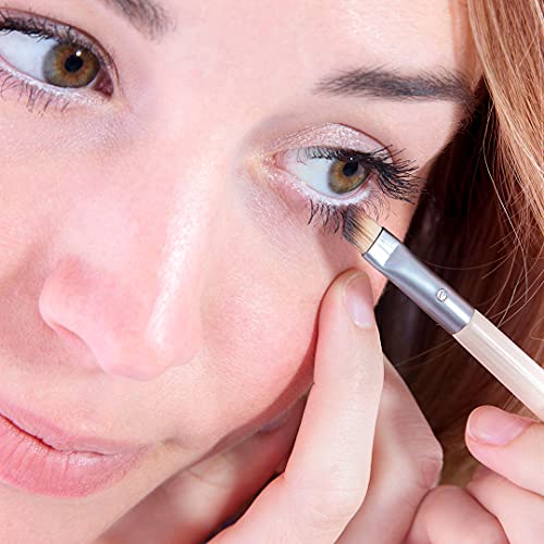 EcoTools Eye Enhancing Duo Makeup Brush Kit, For Enhanced Eye Look, Use to Define, Blend, Smudge, and Shade, 2 Piece Set