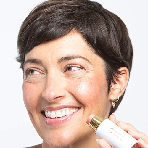 Ogee Sculpted Face Stick (CARNELIAN - SHEER LUMINOUS CORAL) Certified Organic Face Makeup - Multi-Use Cream Blush & Highlighter