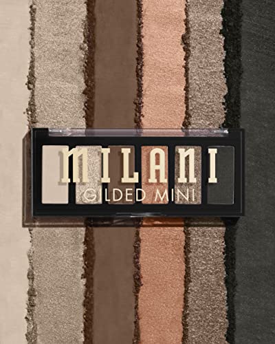 Milani Gilded Mini Eyeshadow Palette with 6 Matte & Shimmer Hues - Call Me Old-Fashioned