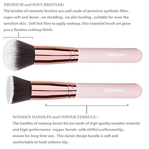 PHOERA Foundation,Full Coverage Foundation,PHOERA Primer,PHOERA Powder,PHOERA Concealer PHOERA Makeup Set, Kabuki Makeup Brushes Foundation Brush Powder Brush,2 Makeup Sponge (104 Buff Beige + 105 Sand)