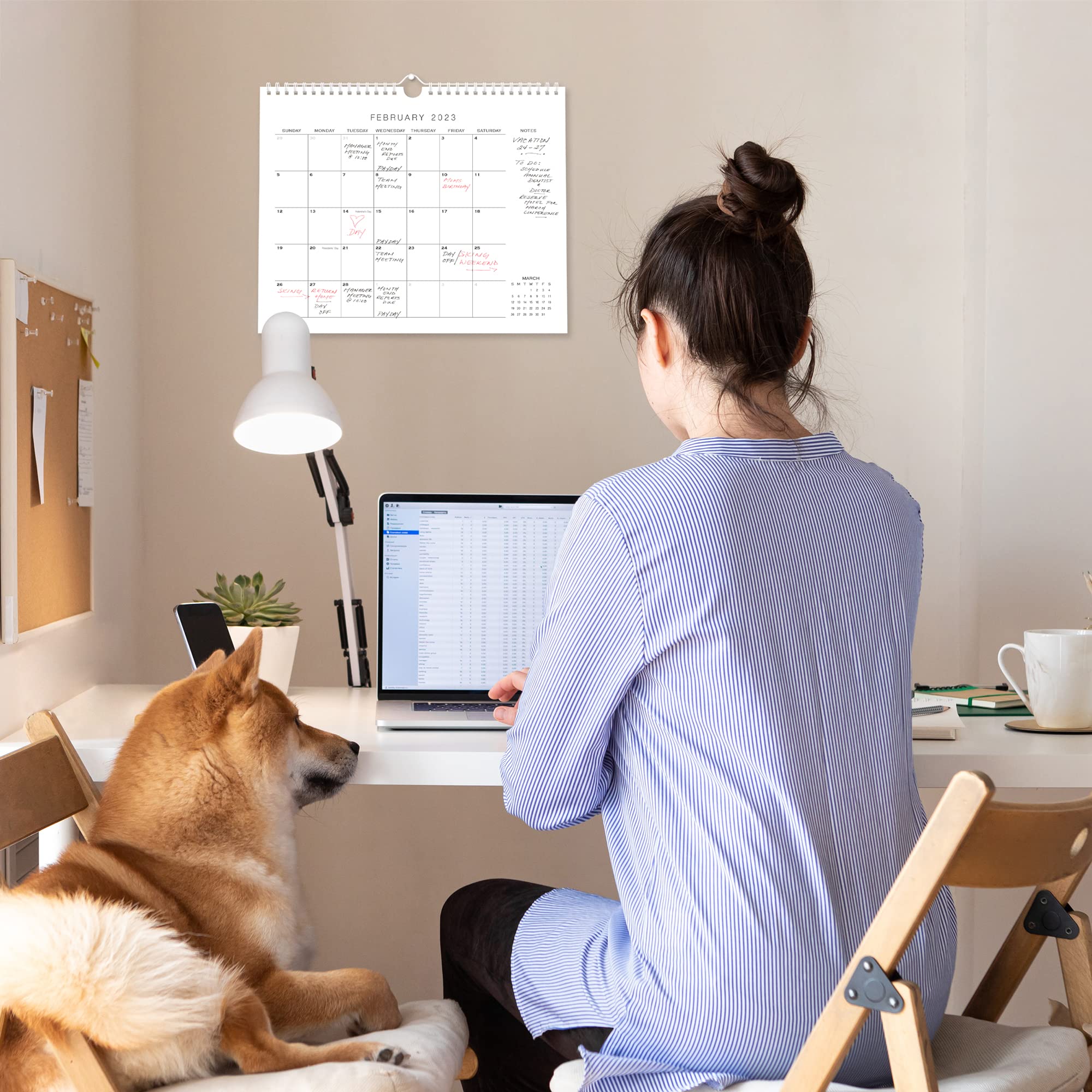 Aesthetic 2023 Wall Calendar - The Perfect Monthly Calendar for Easy Planning - Beautiful Calendar Decor to Enhance Your Kitchen or Office