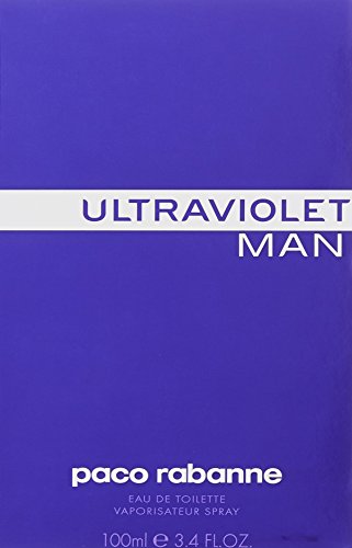 Ultraviolet By Paco Rabanne For Men. Eau De Toilette Spray 3.4 Ounces