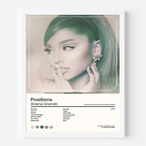 Gr.An.De Ar.Ia.Na Gift For Fan Positions Album Music 12X18 Unframed Poster