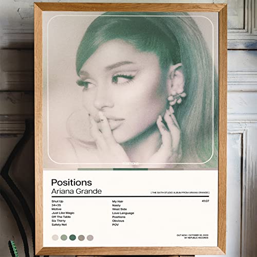 Gr.An.De Ar.Ia.Na Gift For Fan Positions Album Music 12X18 Unframed Poster