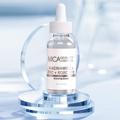 Mica Beauty Niacinamide + Zinc + Kojic Acid Serum, Used by Anyone to Tackle Acne Scars or Dullness Especially Suitable for Oily Skin ,30ml /1.01 fl oz