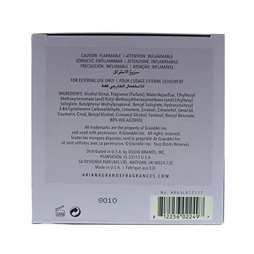 Ariana Grande Moonlight for Women Eau De Parfume Spray 1.7 Ounces, white (ARG3LR17117)