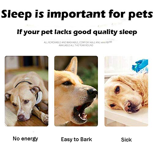 Bed L Size Warm Winter Square Super Soft Sleeping Dog Bed Long Plush Washable Cat Mat Basket Puppy House 1Pcs Light Pink