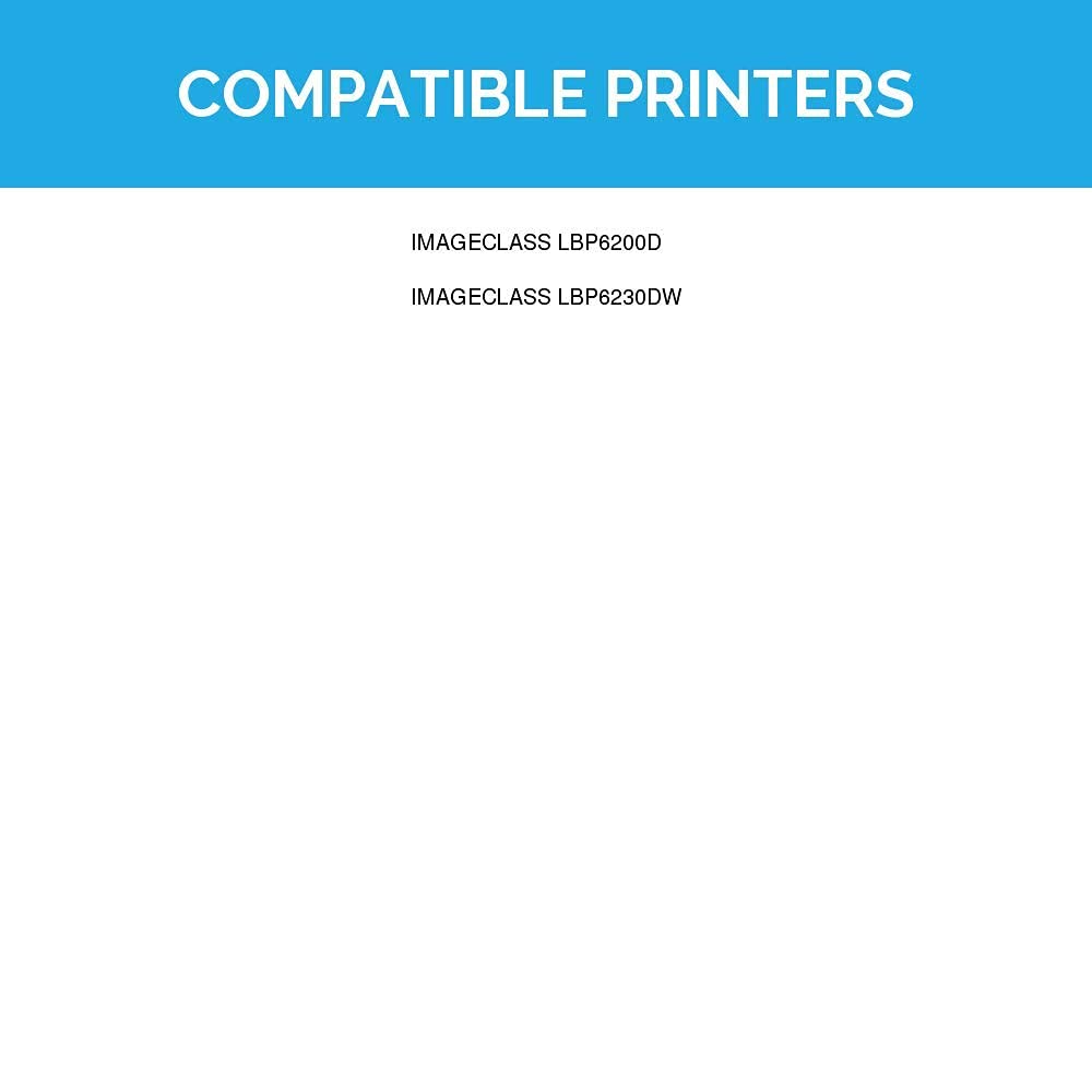 LD Products Compatible Toner Cartridge Replacement for Canon 126 CRG-126 CRG126 3483B001 (Black, 2-Pack) for use in ImageClass LBP6200d & LBP6230dw