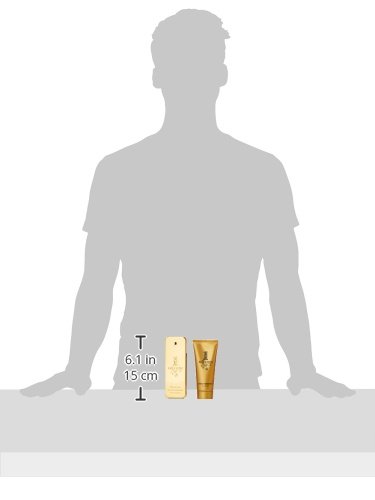 Paco Rabanne One Million for Men Eau de Toilette Spray + Shower Gel, Wood, 6.8 Oz, 2 Count