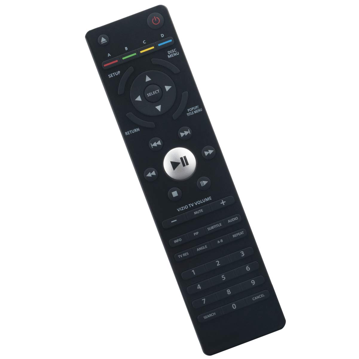 VR7A Replacement Remote Control Applicable for Vizio Blu-ray DVD Player VBR220 VBR200W VBR210 VBR333 VBR334 VBR100 VBR110 VBR120 VBR231