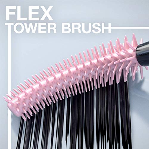 Maybelline Sky High Washable Mascara Makeup, Volumizing, Lengthening, Defining, Curling, Multiplying, Buildable Formula, Blackest Black, 1 Count