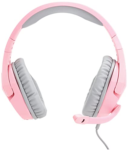 HyperX Cloud Stinger β Gaming Headset, Memory Foam, Soft Leatherette, Durable Steel Sliders, Swivel-to-mute Noise-Cancelling Microphone, Works on PC, PS4, PS5, Xbox and Mobile β Pink