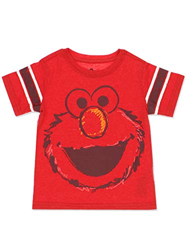 Sesame Street Elmo Boys’ T-Shirt for Infant and Toddler – Red