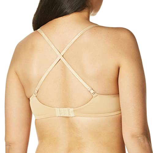 Calvin Klein Women's Constant Convertible Strap Lightly Lined Demi Bra, 34C, bare