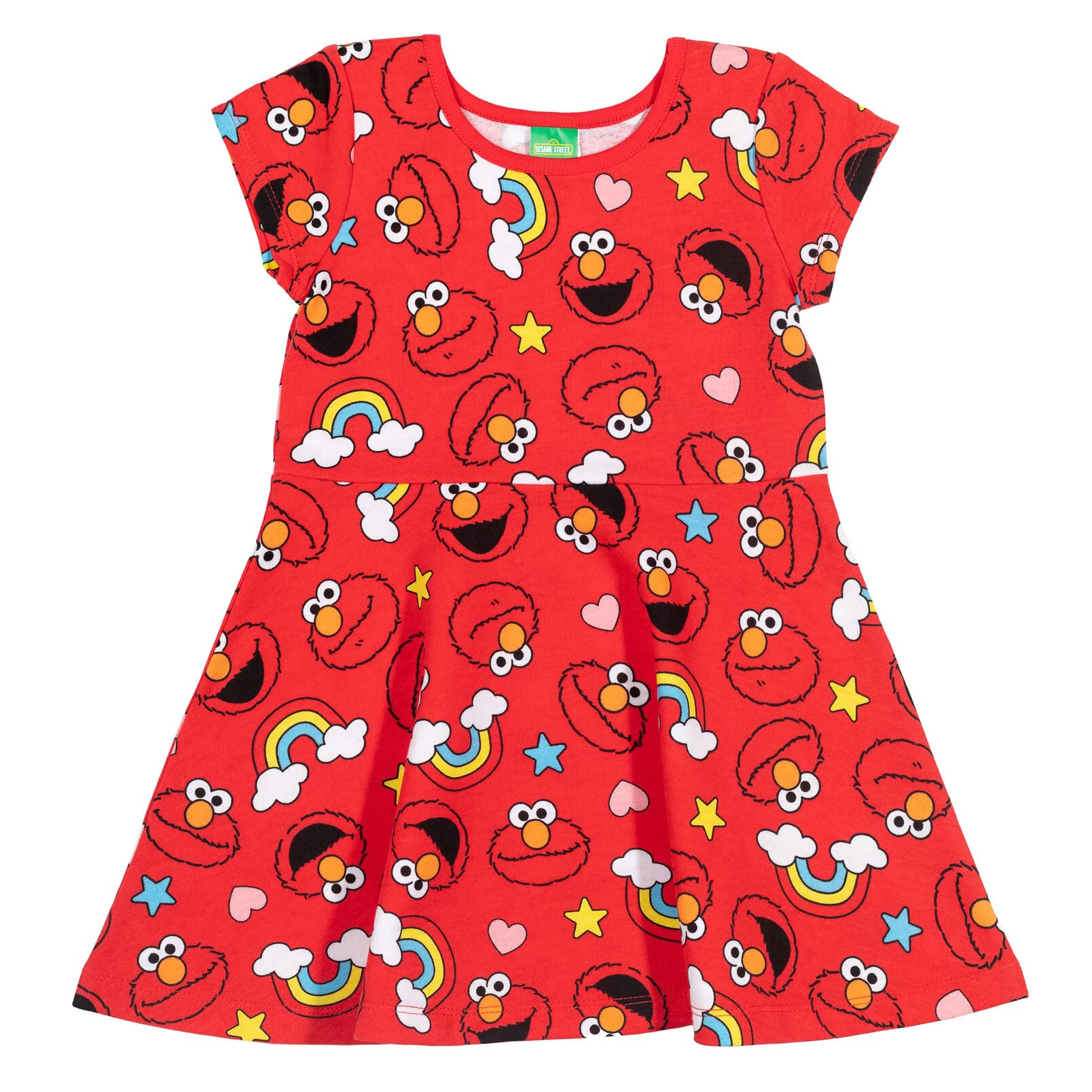 Sesame Street Elmo Infant Baby Girls Dress and Scrunchie Red 24 Months