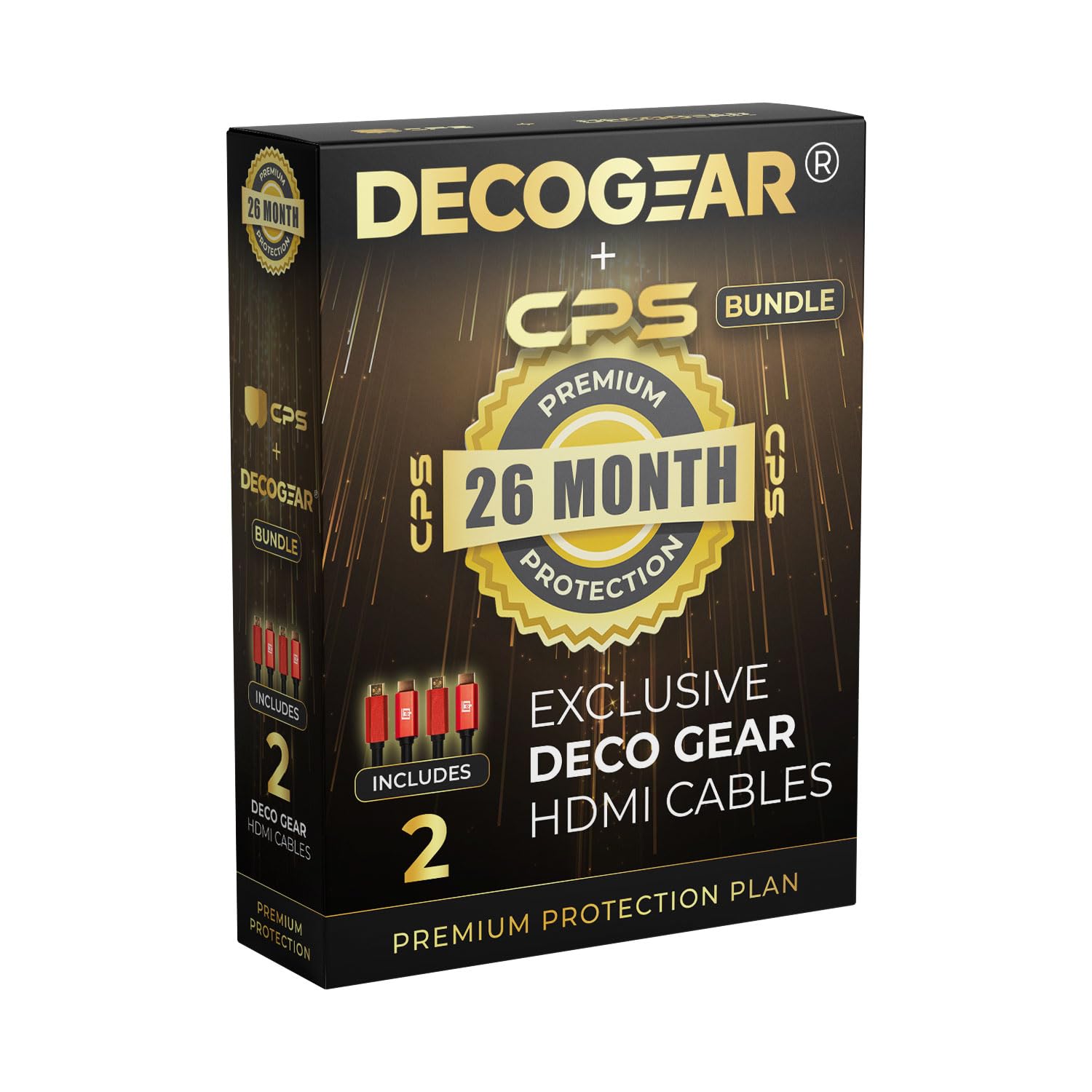 SAMSUNG QN43LS03BA 43 inch The Frame QLED 4K UHD Quantum HDR Smart TV + Deco Gear 4K HDMI 2.0 Cable w/Pure Copper Conductors x2 & CPS Exclusive 26 Month Protection Pack Bundle (BEACH-CPS-261000)