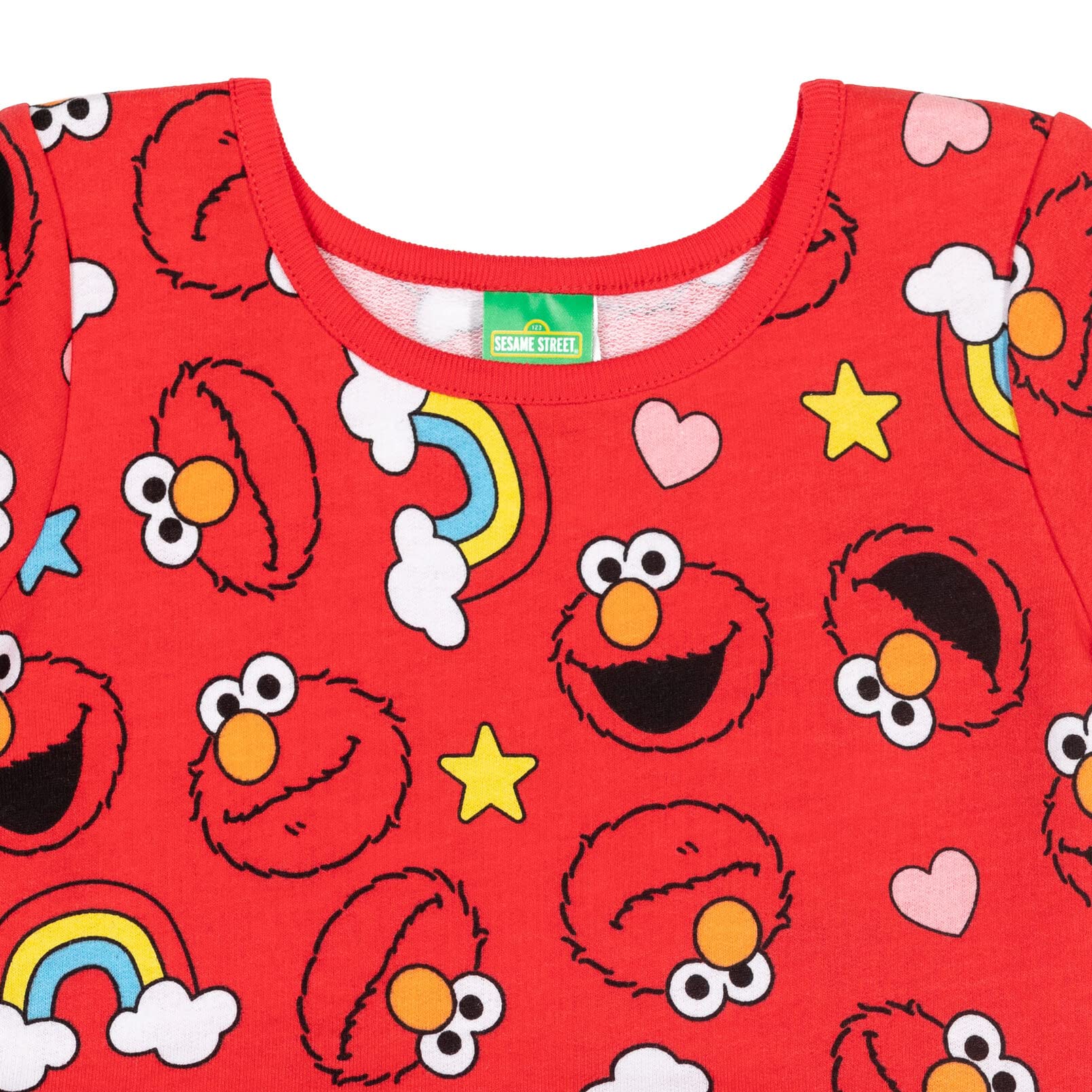 Sesame Street Elmo Infant Baby Girls Dress and Scrunchie Red 24 Months
