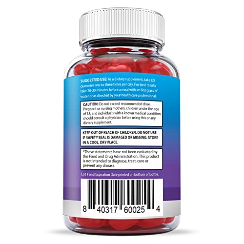 Justified Laboratories (2 Pack) Keto Blast Gummies 1000MG ACV with Pomegranate Juice Beet Root B12 120 Gummys