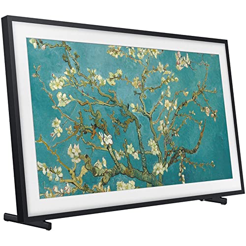 SAMSUNG QN32LS03CBFXZA 32 inch The Frame QLED HDR 4K Smart TV 2023 (Renewed) Bundle with 2 YR CPS Enhanced Protection Pack