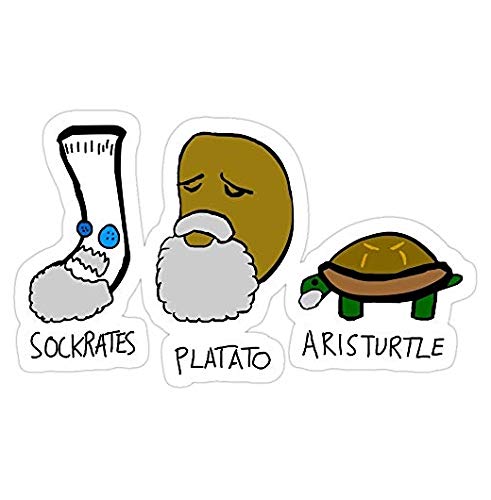 Philostuffers, Philosophy Decal Sticker - Sticker Graphic - Auto, Wall, Laptop, Cell, Truck Sticker for Windows, Cars, Trucks