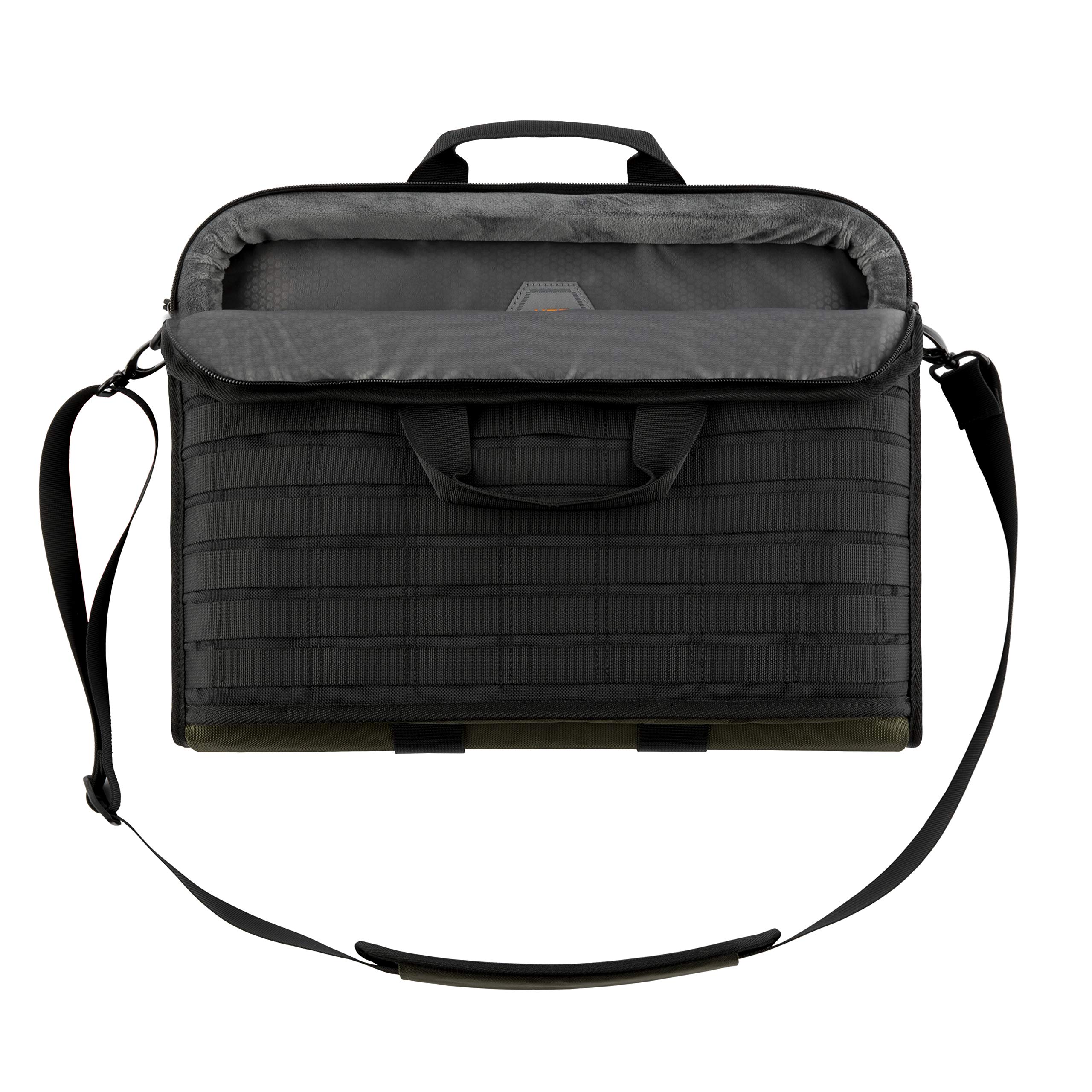 URBAN ARMOR GEAR UAG Tactical 15-inch Slim Brief, fits most devices up to 15-inch to 16-inch, Rugged Protective Slim Secure Laptop Tablet Carrying Bag with Shoulder Strap, Olive