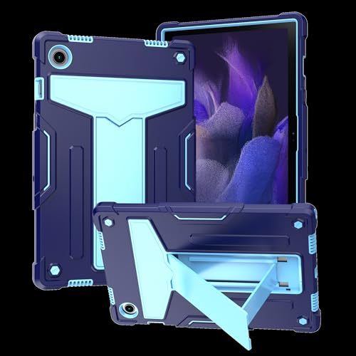 Tablet PC Case Case Compatible with Samsung Galaxy Tab A8 10.5 X200/X205 (2021),with Kickstand Three-Layer Hybrid Full Body Case Rugged Shock-Proof Fall Protection Cover Protective Cover (Color : NAV