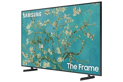 SAMSUNG QN55LS03BAFXZA 55" The Frame 4K UltraHD Smart QLED TV with a Sanus SA-IWB17-W1 17" TV Media in-Wall Box (2022)(USED)