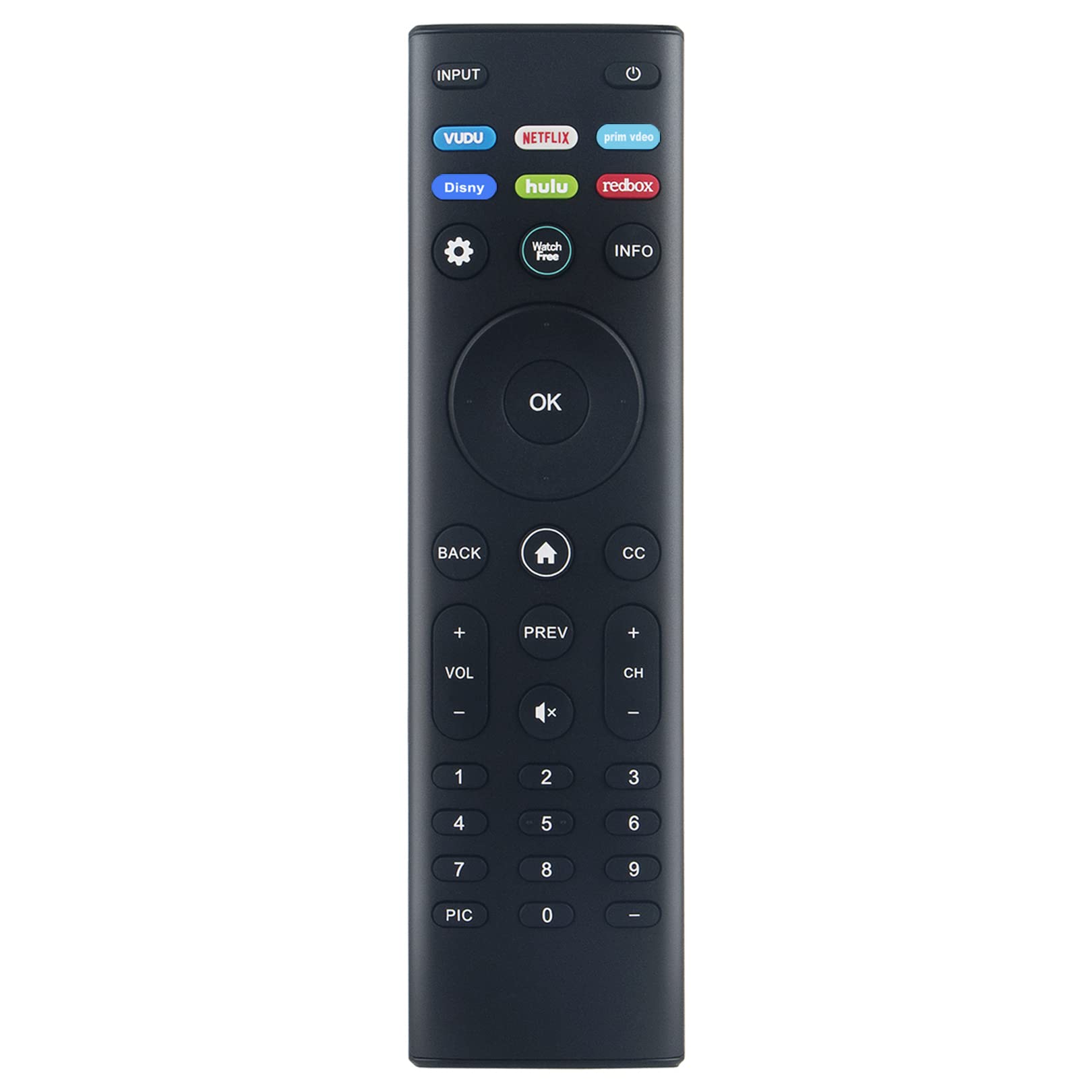 XRT140L Remote Control Replacement fit for VIZIO Smart TV D43F-J04 D32F4-J01 D24F-J09 D40F-J09 D24F4-J01 D32H-J09 D24H-J09 D32F-J04 M50Q7-H1 M65Q8-H1 M55Q8-H1 OLED65-H1 P65Q9-H1 OLED55-H1 M55Q7-H1