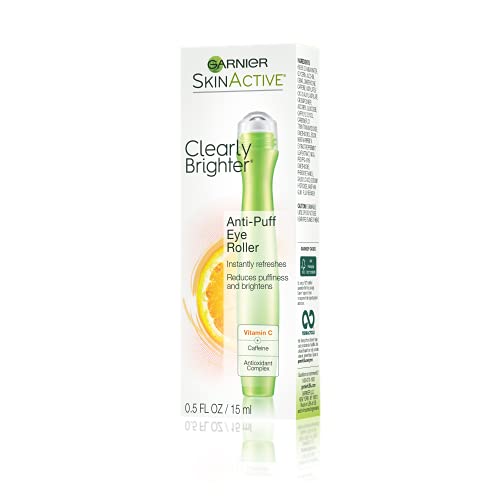 Garnier SkinActive Clearly Brighter Anti-Puff Eye Roller, 0.5 Ounce