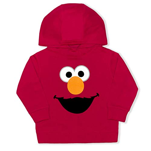 Sesame Street Elmo and Cookie Monster Boys Hoodie for Infants and Toddlers Red