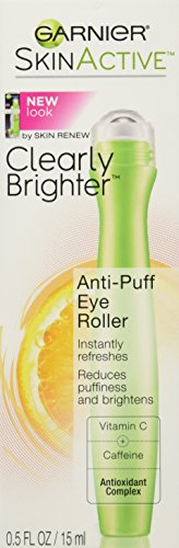 Garnier SkinActive Clearly Brighter Anti-Puff Eye Roller, 0.5 Ounce
