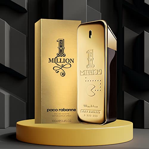 1 Million By Paco Rabanne For Men's Eau De Toilette TESTER 3.4 fl oz 100 ml