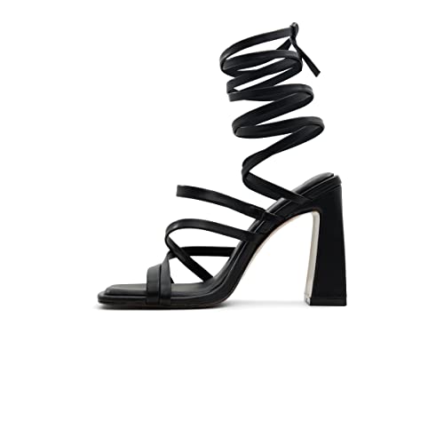 Call It Spring Women's Carolyna Heeled Sandal, Black, 8