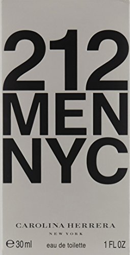 Carolina Herrera 212 Eau de Toilette Spray for Men, 1.0 Fl. Oz