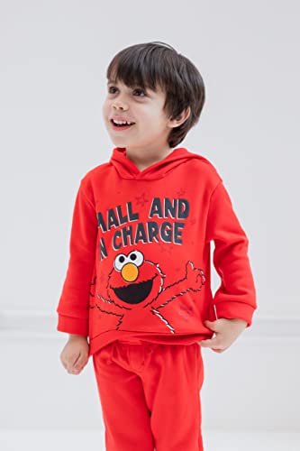 Sesame Street Elmo Infant Baby Boys Fleece Pullover Hoodie & Pants Red 18 Months