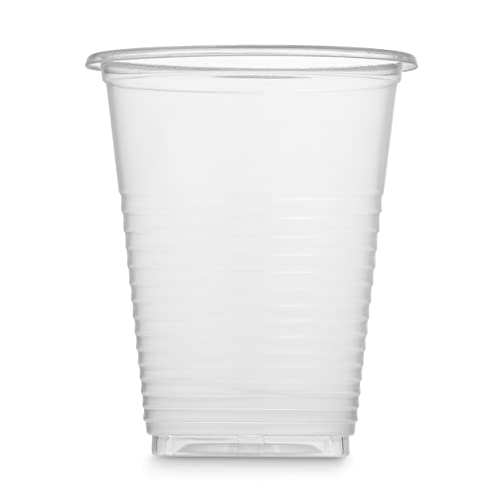 Munfix 500 Pack 7 Oz Clear Plastic Cups, Disposable Drinking Cups, Plastic Party Cups, Transparent Plastic Cups Bulk for Birthday Parties, Picnics, Ceremonies, and All Events