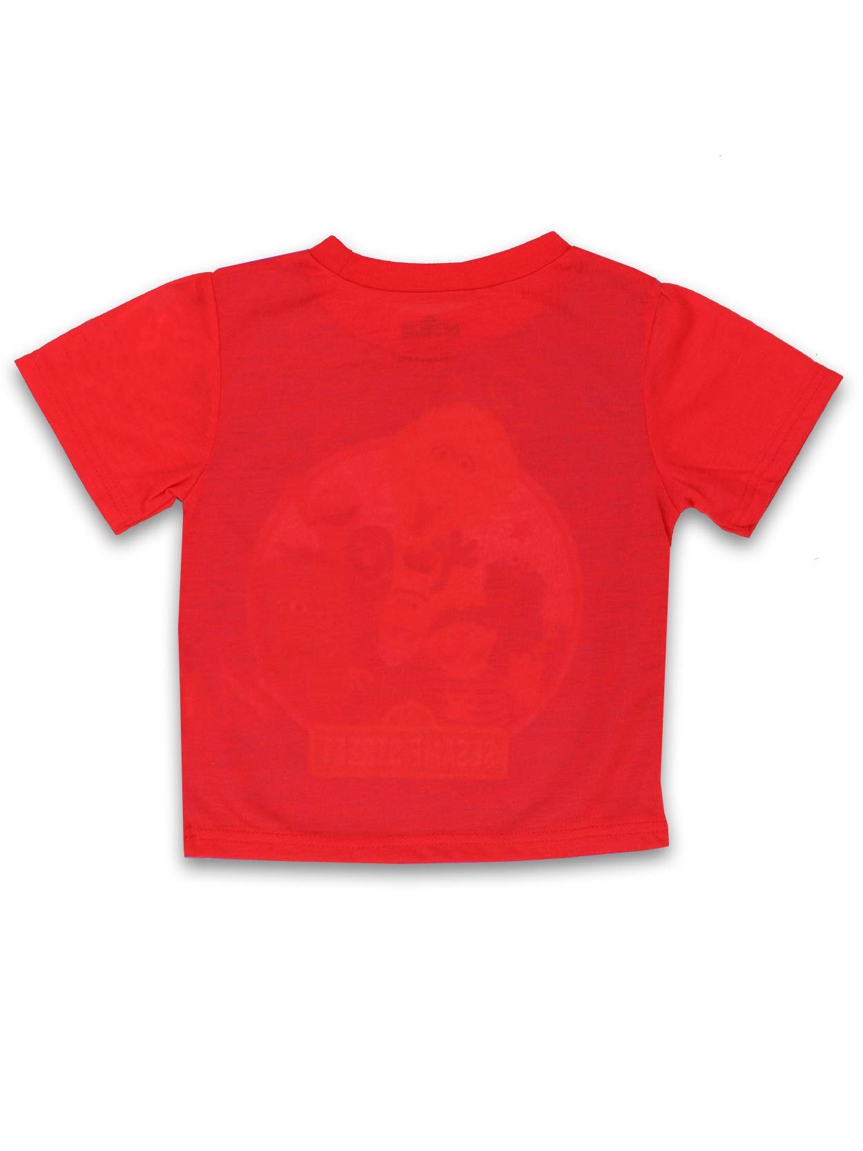 Sesame Street Elmo Toddler Boys 2 Piece Short Sleeves Pants Pajamas Set (2T, Red/Blue)