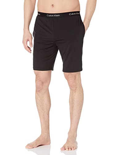Calvin Klein Men's Ultra Soft Modern Modal Lounge Sleep Short, Black, L