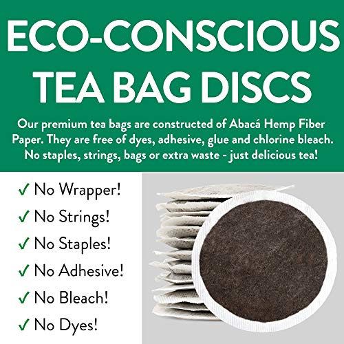 Organic Black Tea Bags | 100 Tea Bags | Eco-Conscious Tea Bags in Kraft Bag | Raw from China | by FGO