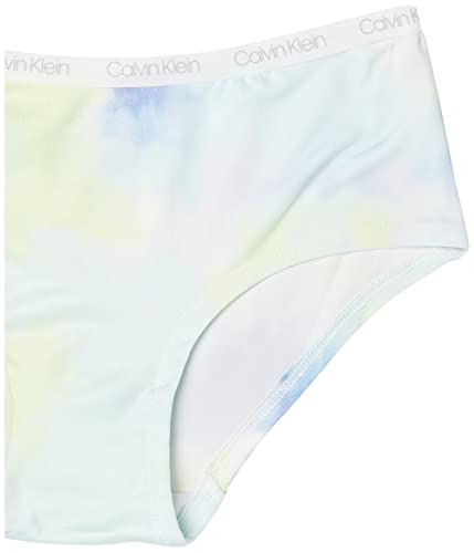 Calvin Klein Girls' Seamless Hipster 6 Pack, Tie Dye Pack, L