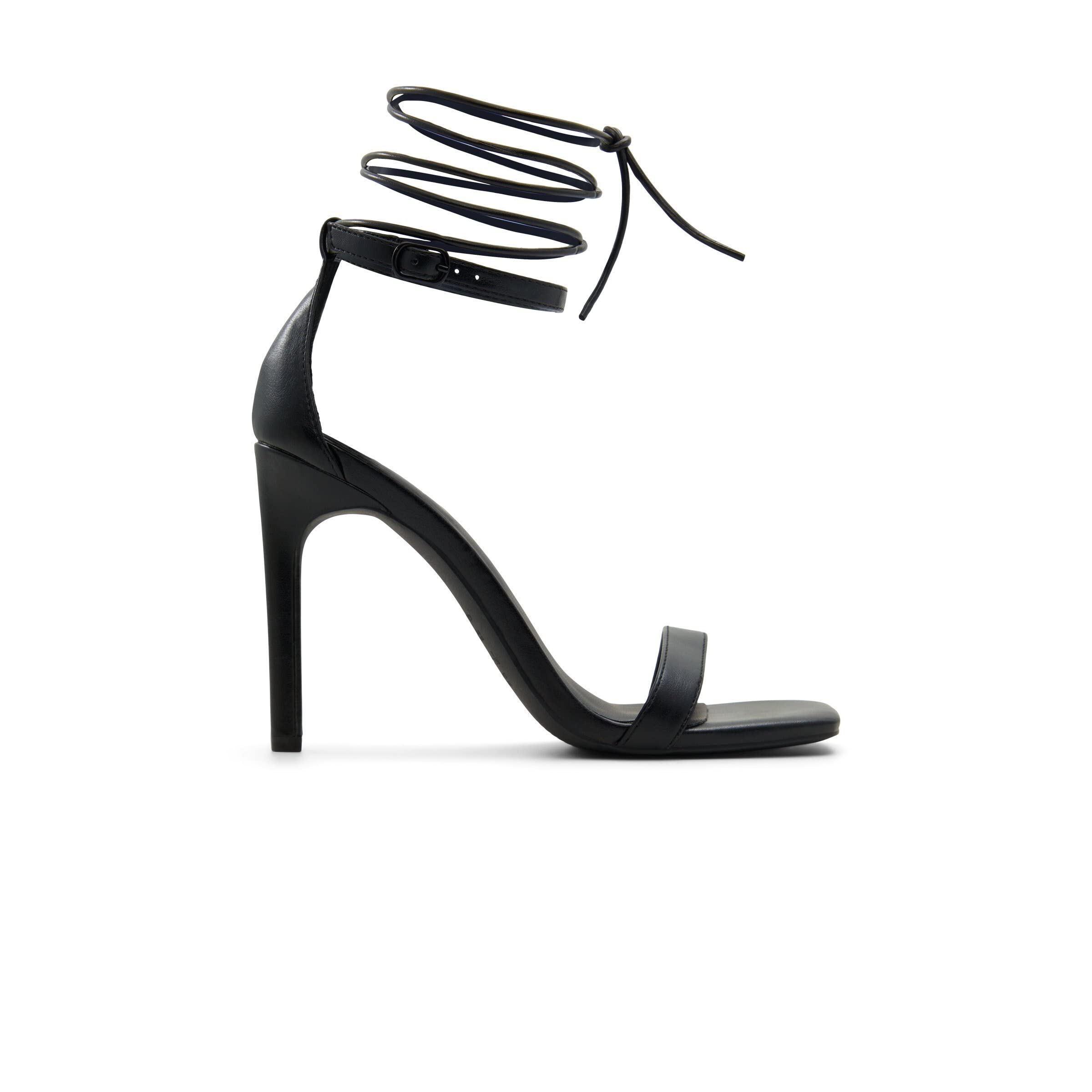 Call It Spring Women's Katsia Heeled Sandal, Black, 7.5