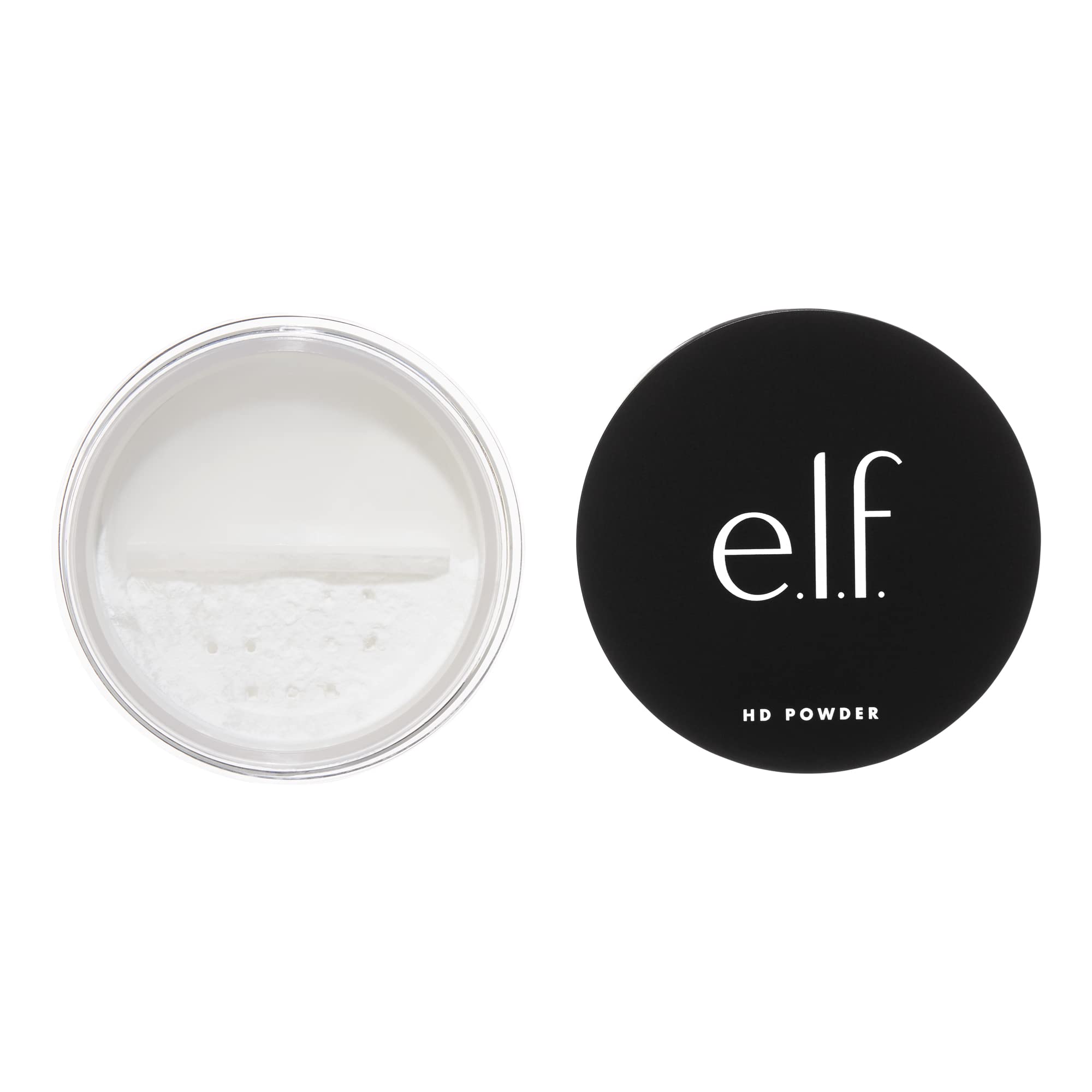 e.l.f. Cosmetics High Definition Powder Loose Powder, Lightweight, Long Lasting Creates Soft Focus Effect, Masks Fine Lines and Imperfections Sheer, Radiant Finish 0.28 Oz