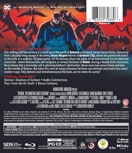 Batman Doom That Came To Gotham (Blu-ray)
