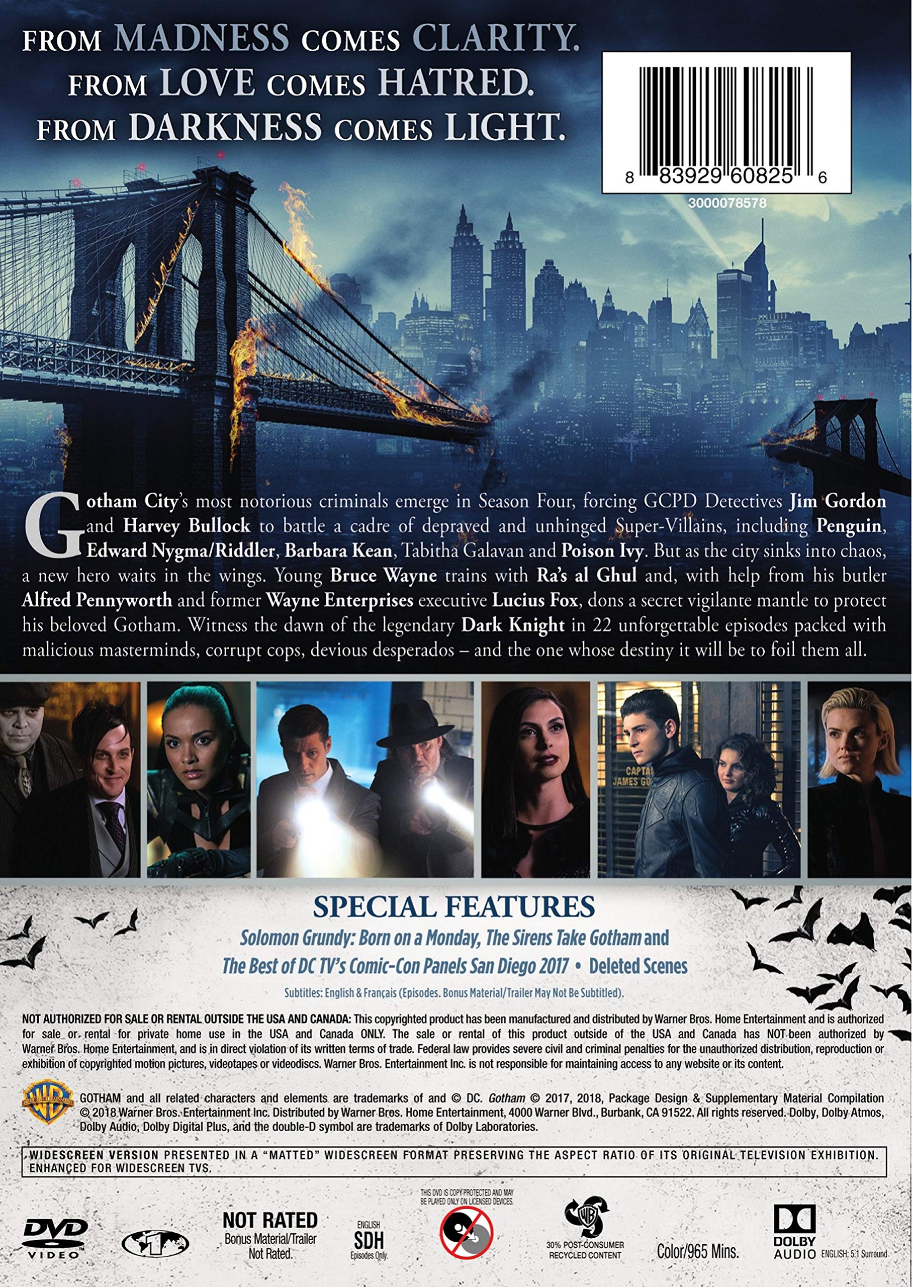 Gotham: The Complete Fourth Season (DVD)