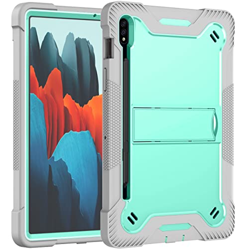 Tablet PC Case Compatible With Samsung Galaxy Tab S8/Tab S7 11 Inch (Model SM-X700/X706/T870/T875/T878) Protective Cover Rugged Durable Stand Shockproof Protective Cover Suitable Compatible With Samsu