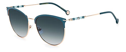 Carolina Herrera Gradient Dark Green Square Ladies Sunglasses CH 0037/S 0PEF 08 58